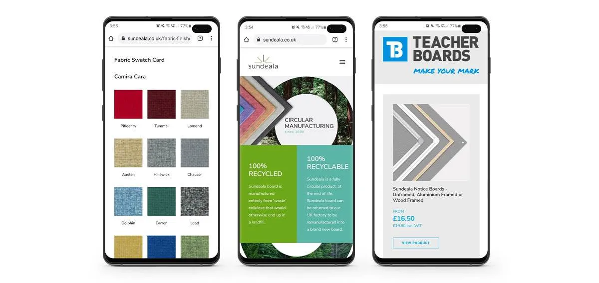 Sundeala Boards - Chemistry Digital Agency, Saltaire